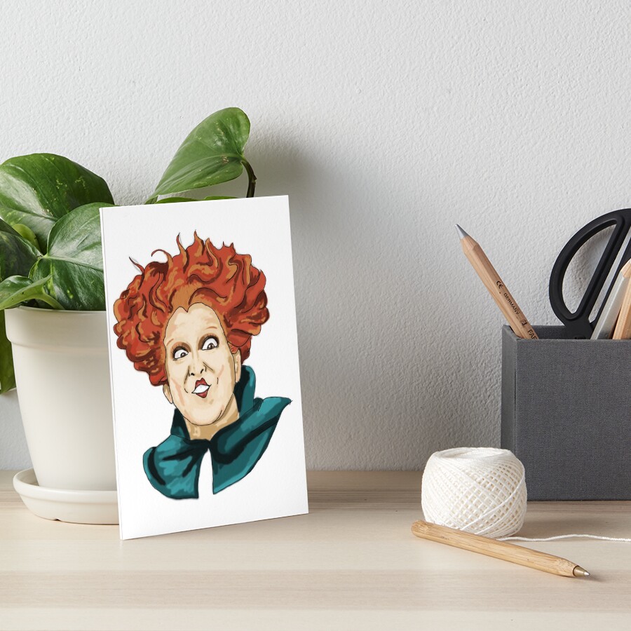 "Hocus Pocus Winifred 'Winnie' Sanderson" Art Board Print for Sale by ...
