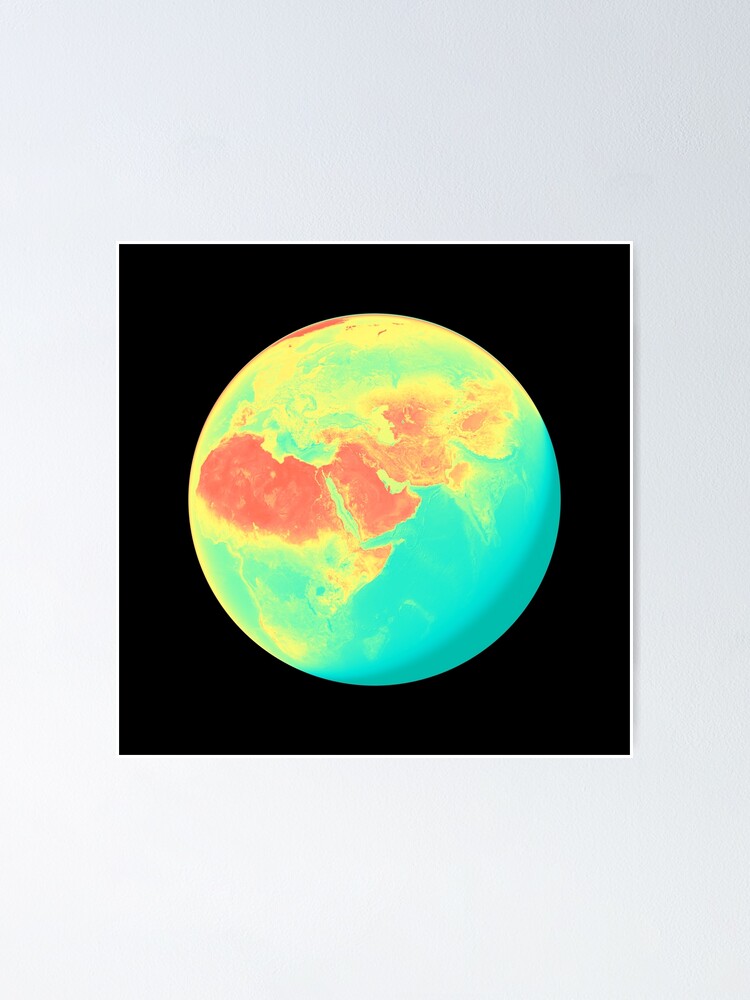"WORLD GLOBE LSD" Poster by CharlieCreator | Redbubble