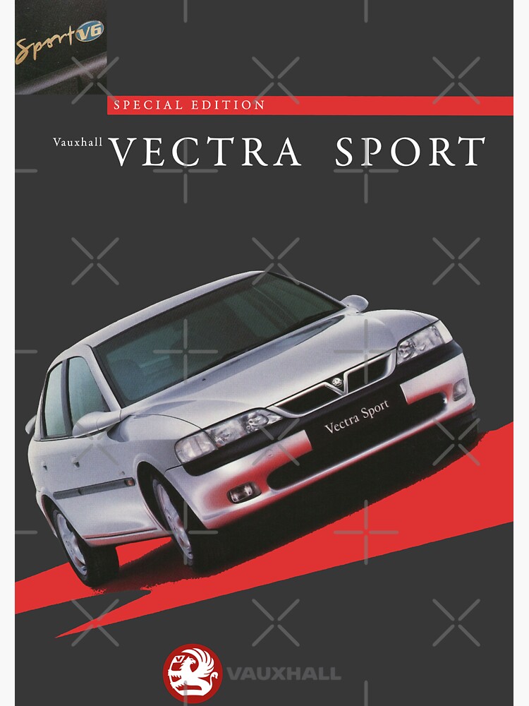 "VECTRA SPORT" Sticker for Sale by ThrowbackM2 | Redbubble