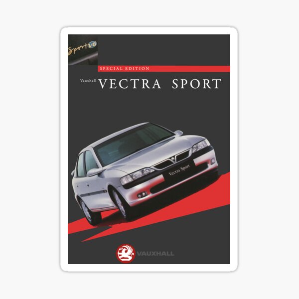 "VECTRA SPORT" Sticker for Sale by ThrowbackM2 | Redbubble