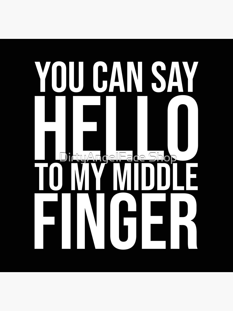 Dirty Finger Quotes Skeleton Middle Finger Quote Skeleton Middle