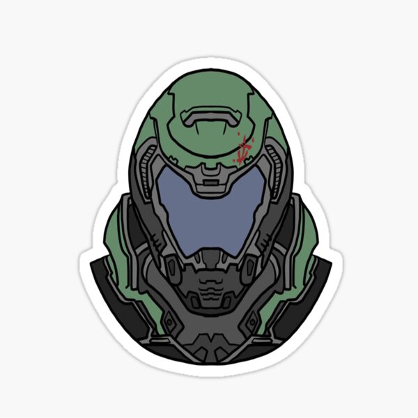 "Doom - Doom Eternal - Doomslayer" Sticker for Sale by Iconworks ...