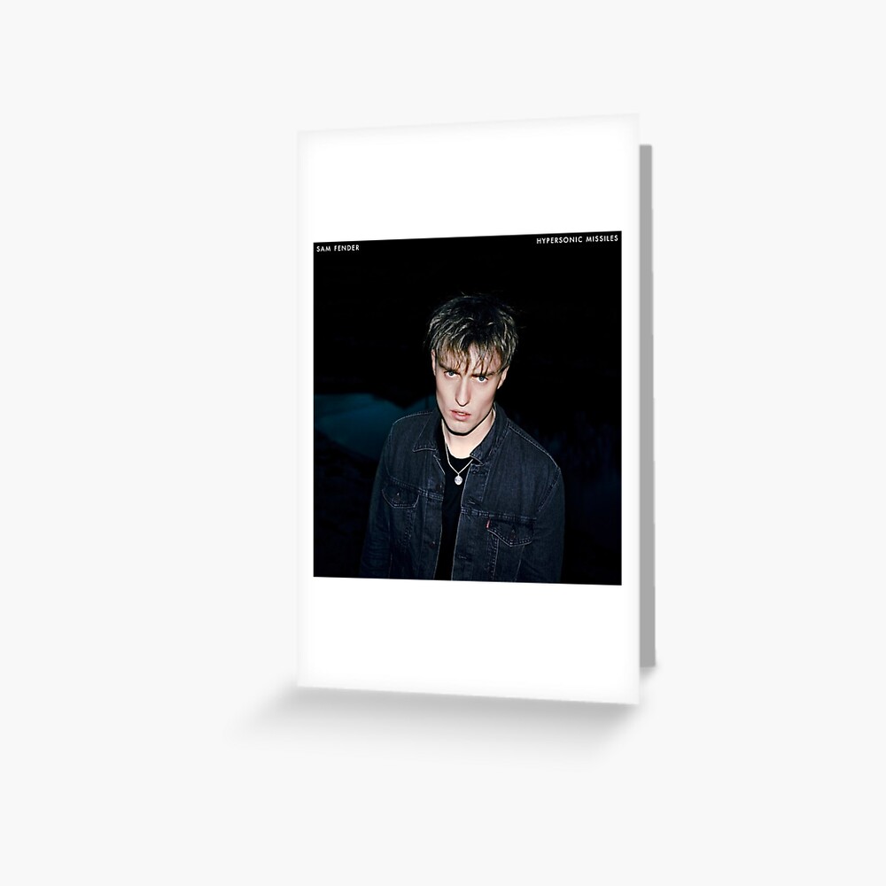 "Hypersonic Missiles - Sam Fender" Greeting Card by Polymer | Redbubble