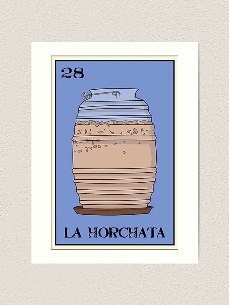 "Horchata drink " Art Print for Sale by Keny13 | Redbubble