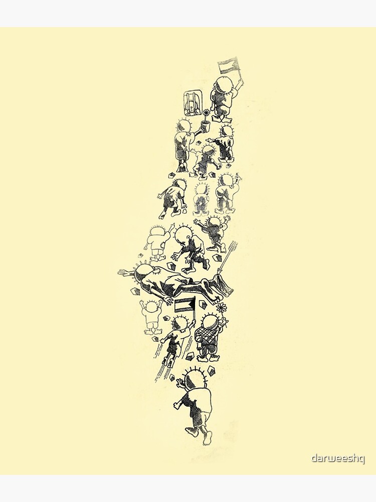 Handala Palestine map Premium Matte Vertical Poster sold by Ibrahim ...