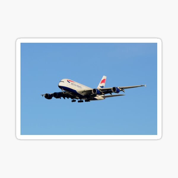 "Airbus A380" Sticker by CGJohnson | Redbubble