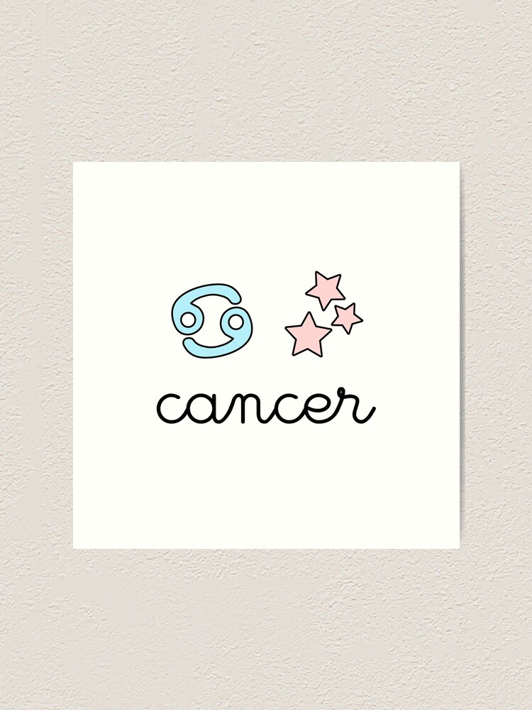 "Cancer Aesthetic" Art Print for Sale by AstroCreative | Redbubble