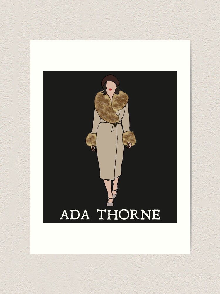 "Ada Thorne: Peaky Blinders (White)" Art Print by sci-fi-nerd | Redbubble