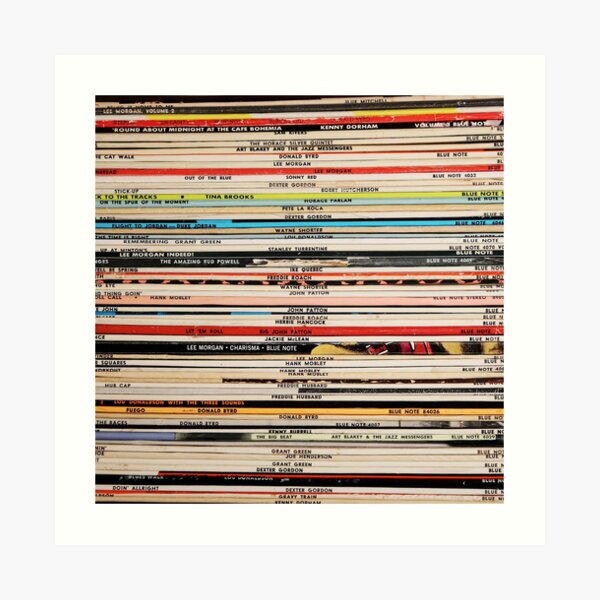 "Blue Note Vinyl Records" Art Print for Sale by Iheartrecords | Redbubble