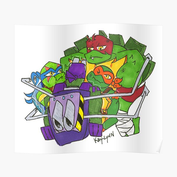 "rottmnt brother hug" Poster by Jada-Clash | Redbubble