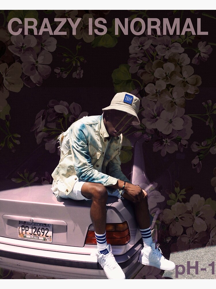 "Crazy Is Normal" Sticker for Sale by marcortiztorres | Redbubble