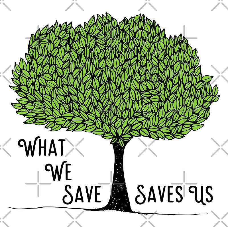 "What We Save Saves Us" by StillMeadow | Redbubble