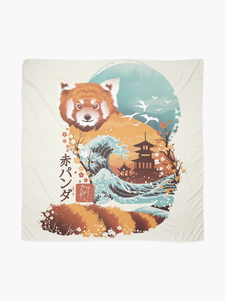"Ukiyo e Red Panda" Scarf for Sale by Dan Elijah Fajardo | Redbubble