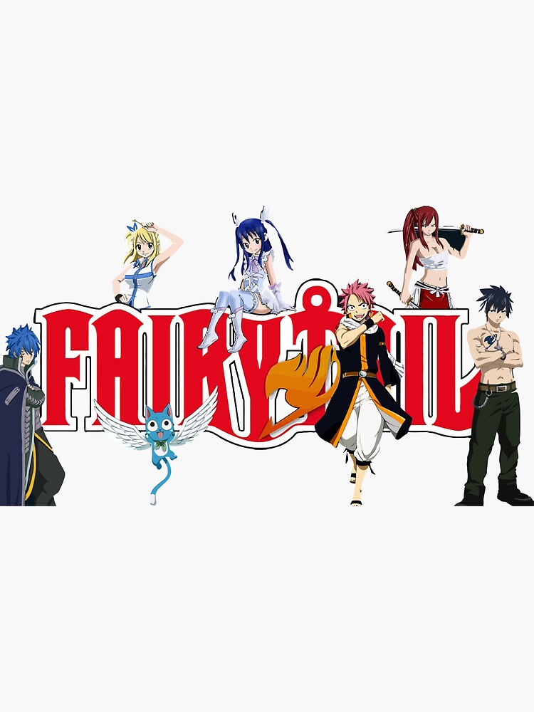 "Fairy Tail" Sticker by GBBeck | Redbubble