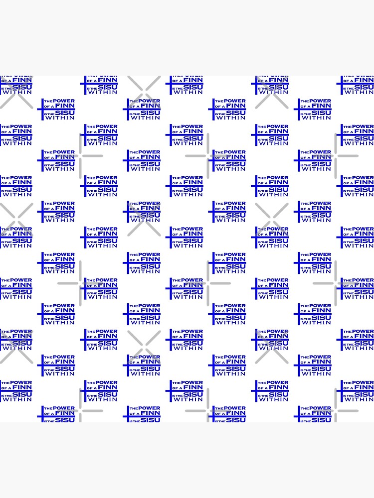 The Power Of A Finn Is The SISU Within- Finnish Flag Socks