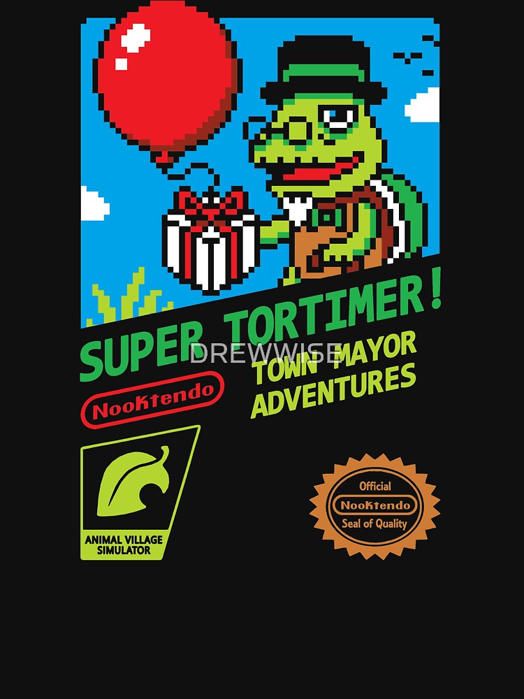 "SUPER TORTIMER!" T-shirt for Sale by DREWWISE | Redbubble | super t ...