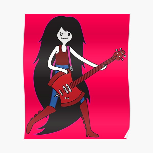 "Marceline" Poster for Sale by plushism | Redbubble