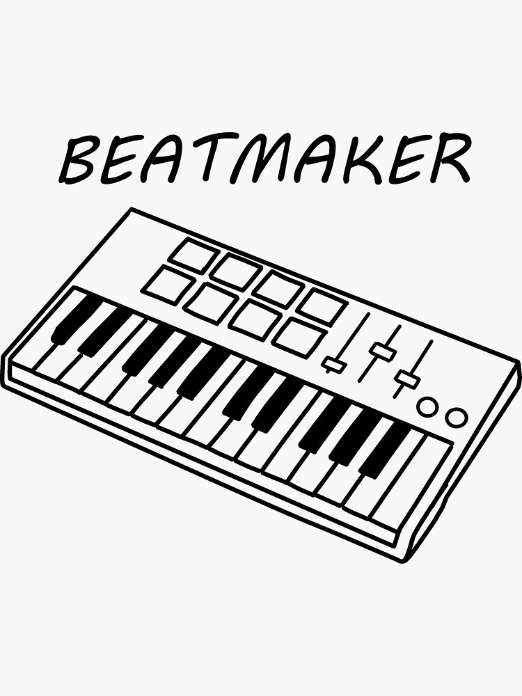"Beat Maker" Sticker by billijini | Redbubble