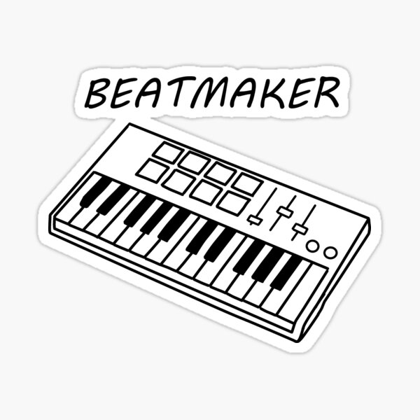 "Beat Maker" Sticker by billijini | Redbubble