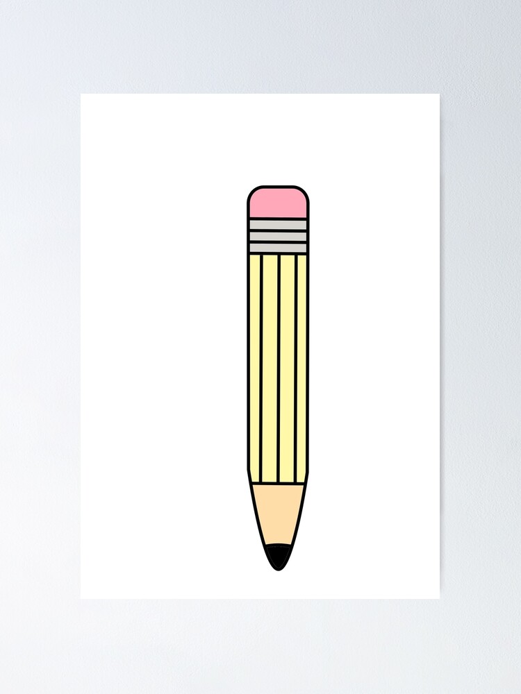 "pencil" Poster for Sale by Devilish-Kit | Redbubble