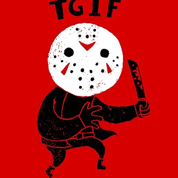 "TGIF" Sticker for Sale by DinoMike | Redbubble