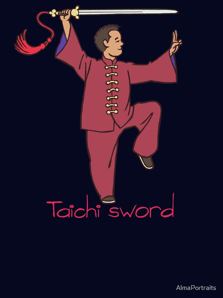 "Tai Chi care sword 04" Essential T-Shirt by AlmaPortraits | Redbubble