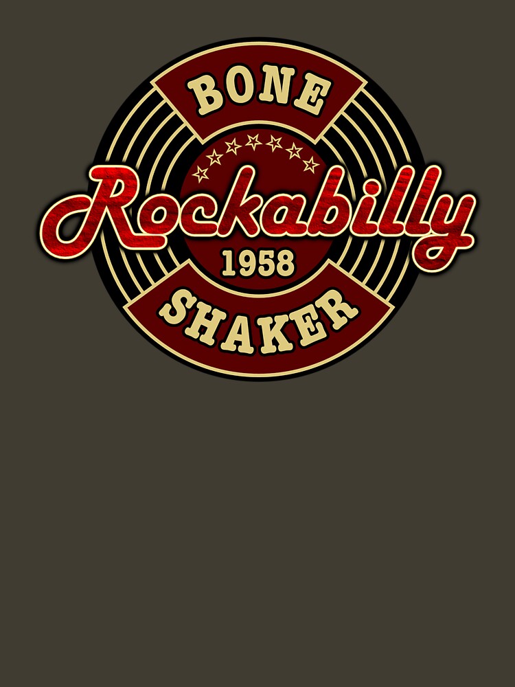 "Vintage Rockabilly Bone Shaker 1958" T-shirt for Sale by kashamo ...