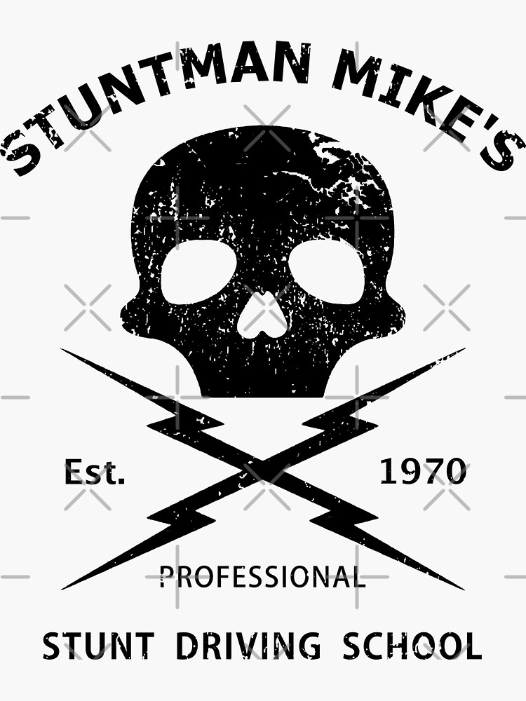 Stuntman Mike Logo Stuntman Mike Segment Death Proof Hi Res Stock