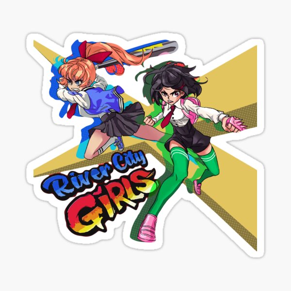 "River City Girls ® Merch" Sticker for Sale by Halla-Merch | Redbubble