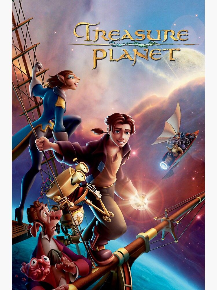 "Treasure Planet Poster" Sticker for Sale by willstallman | Redbubble