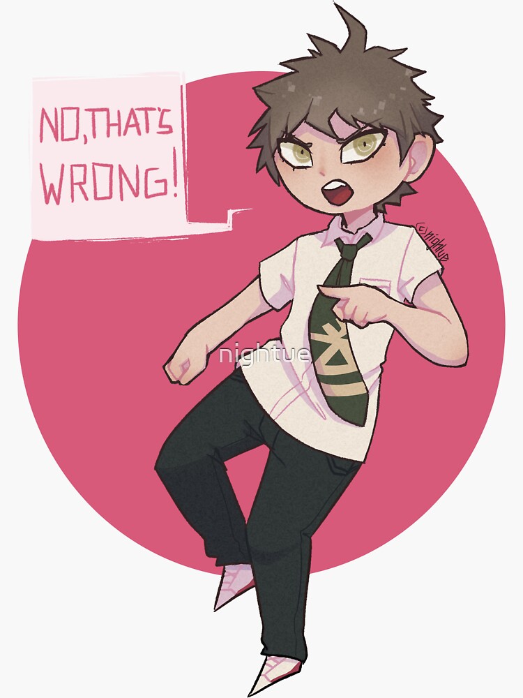 "danganronpa hajime" Sticker by nightue | Redbubble