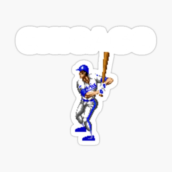 "Chicago Baseball - Retro / Video Game / 8-Bit Style (v1)" Sticker by ...