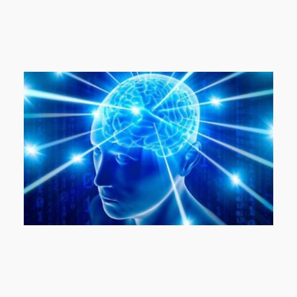 "Expanding Brain MEME" Photographic Print by Keles | Redbubble