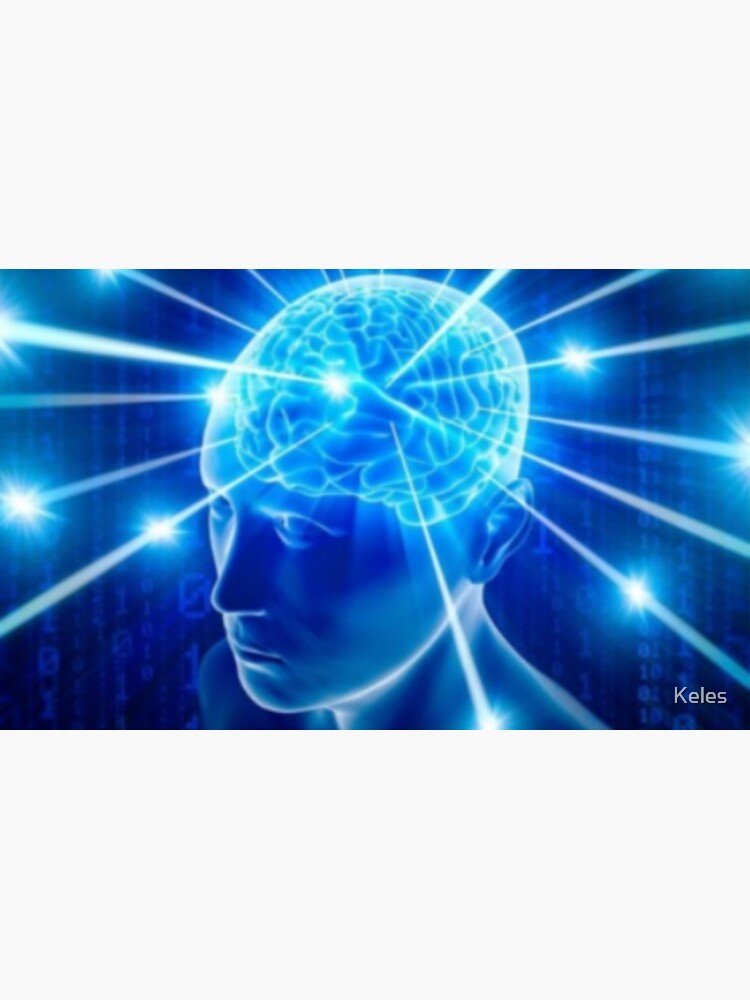 "Expanding Brain MEME" Sticker by Keles | Redbubble