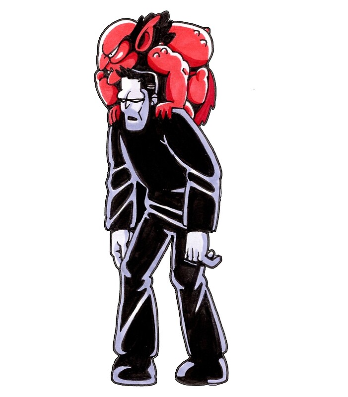 "Castlevania: Frankenstein and Fleaman" by theknobbywood | Redbubble