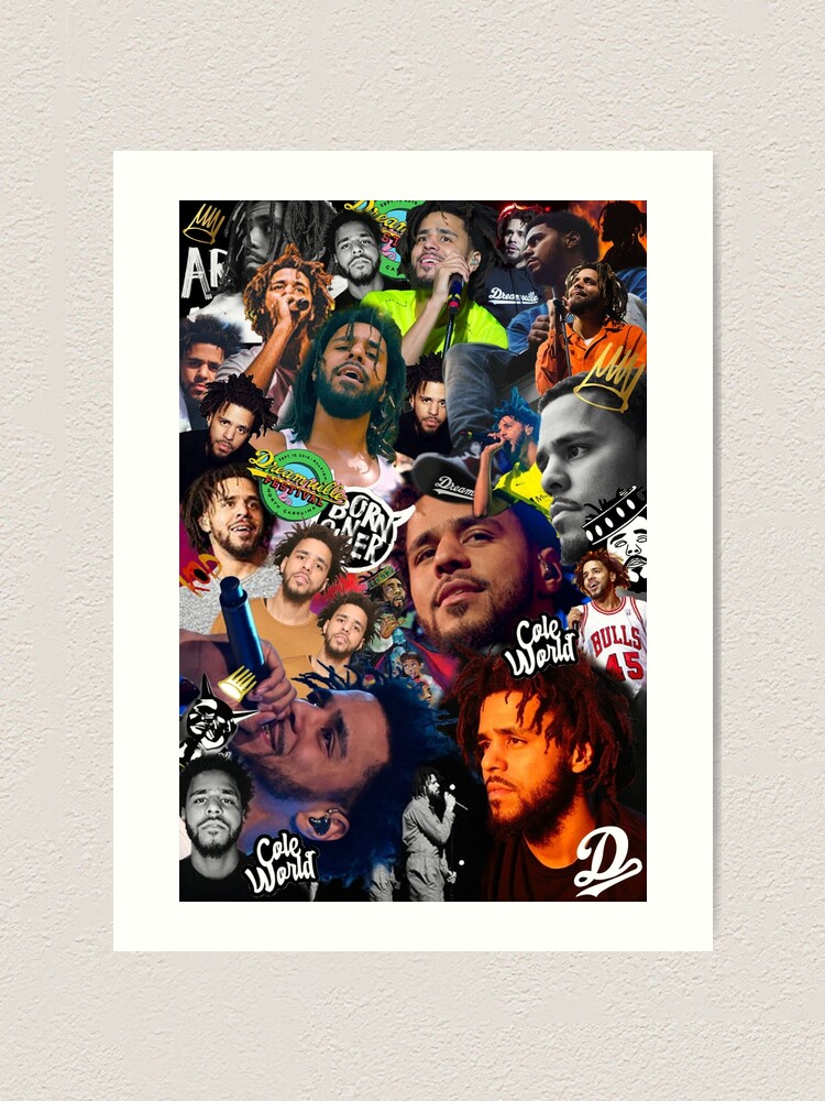 "J Cole Collage" Art Print for Sale by skidd-design | Redbubble