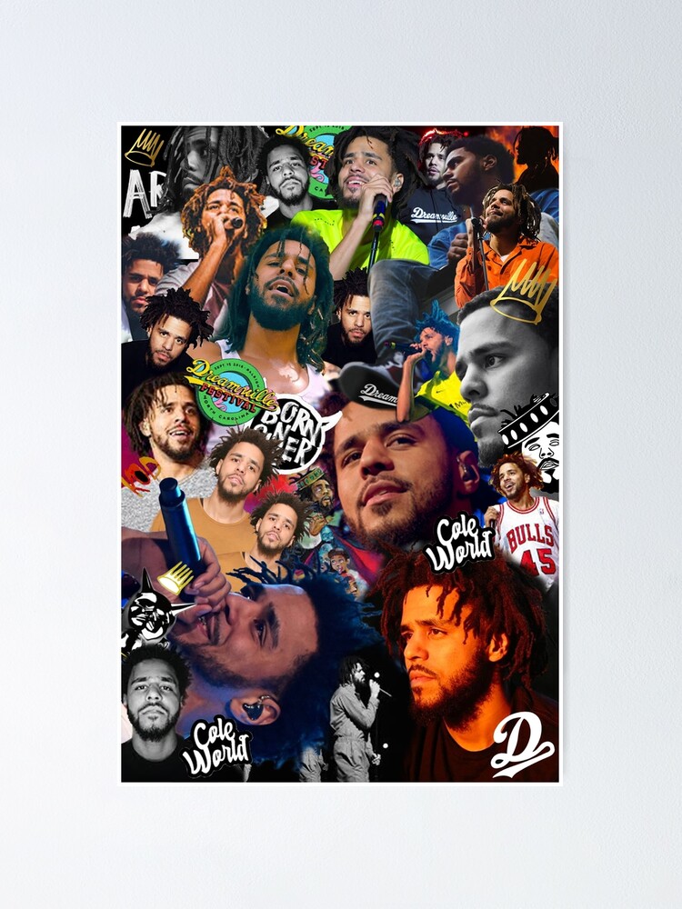 "J Cole Collage" Poster for Sale by skidd-design | Redbubble