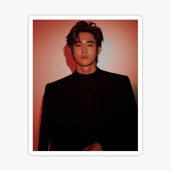 "suho (love shot)" Sticker for Sale by twinksehun | Redbubble
