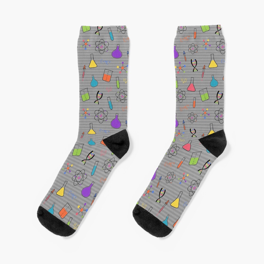 "Science and Chemistry" Socks for Sale by pamela4578 | Redbubble