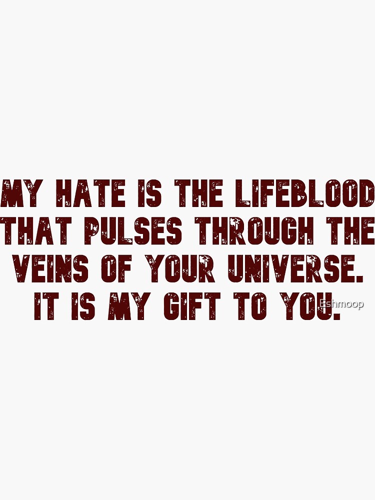 "homestuck quote" Sticker for Sale by Eshmoop | Redbubble