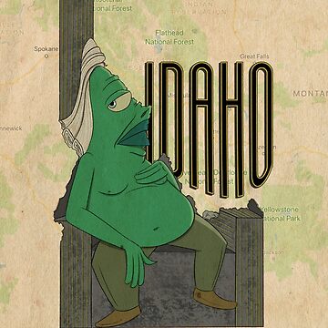 "Idaho" Sticker for Sale by Daniel Lipsky | Redbubble