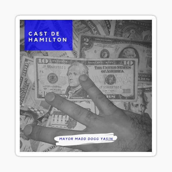 "Hamilton Cast" Sticker by LaMilitia | Redbubble