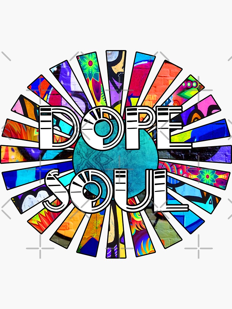 " Dope Soul Graffiti Design Sun Rays " Sticker for Sale by artbyomega ...