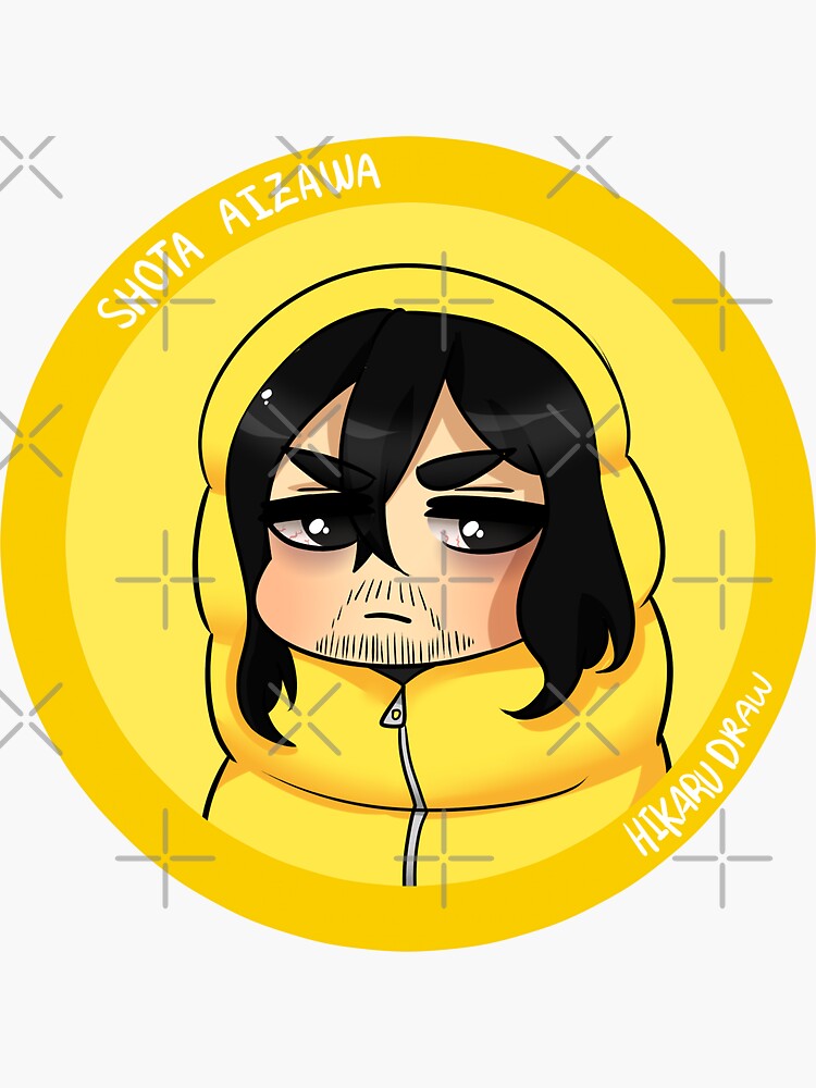 Pegatina «Aizawa Shota Sticker Chibi» de VildarAmbaren | Redbubble