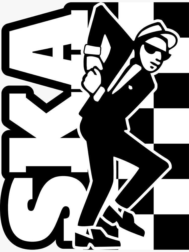 "SKA" Sticker for Sale by retro-typo | Redbubble
