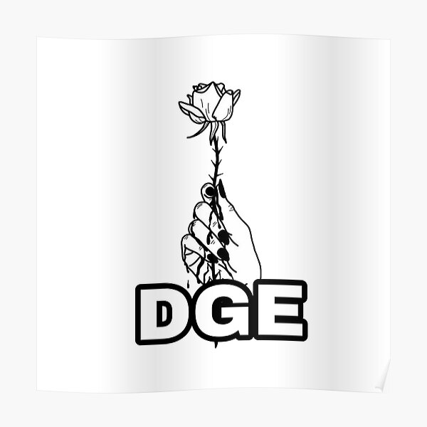 "DGE Logo" Poster by Official-DGE | Redbubble