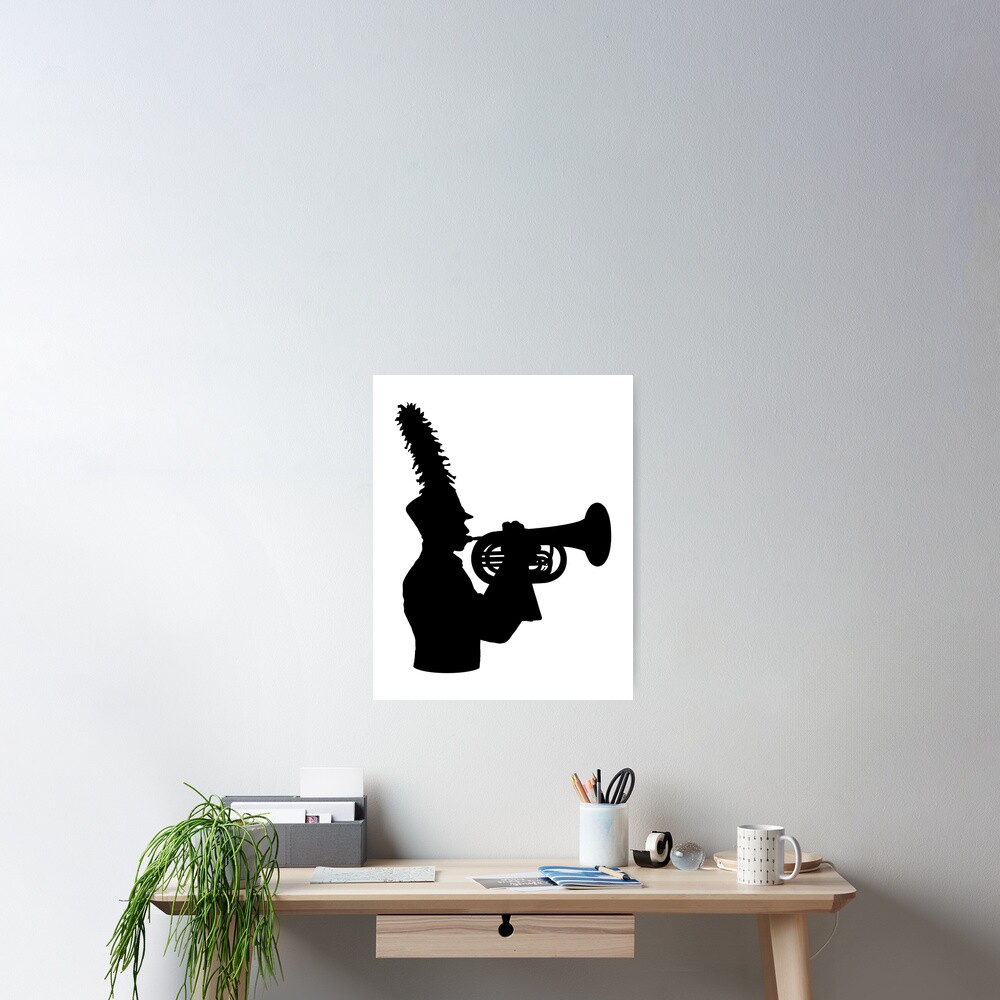 "Marching Band Baritone Horn" Poster by Vistascribe | Redbubble