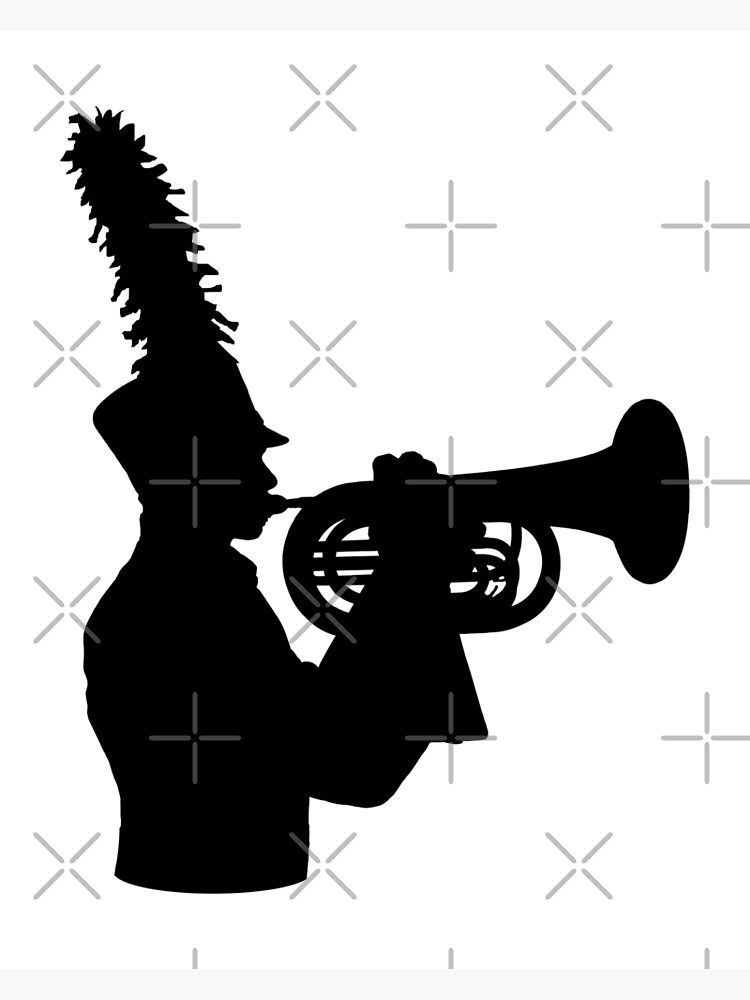 "Marching Band Baritone Horn" Poster by Vistascribe | Redbubble