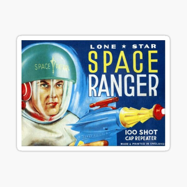 "LONE STAR SPACE RANGER" Sticker for Sale by ward-art-studio | Redbubble
