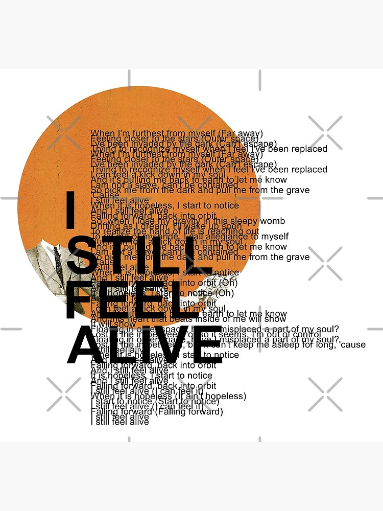"half•alive - still feel. (vertical paragraph art)" Poster for Sale by ...